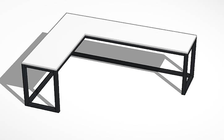 3D design table 1 - Tinkercad