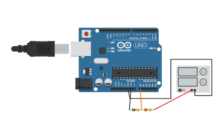 Circuit design 0-30 - Tinkercad