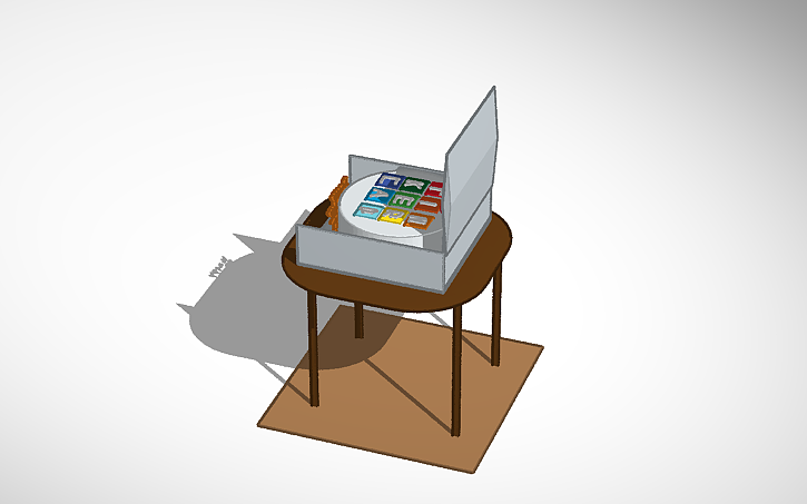 3D design Happy Birthday Tinker Cad Cake. #tinkercad10 - Tinkercad