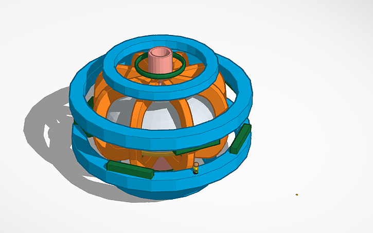 3D design Nuclear Fusion Reactor (Tokamak) - Tinkercad