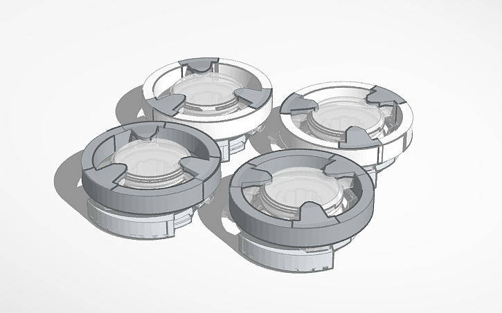 3D design Blade Template (L+R) - Tinkercad