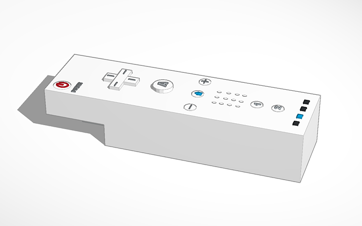 3D design Wii Remote | Tinkercad