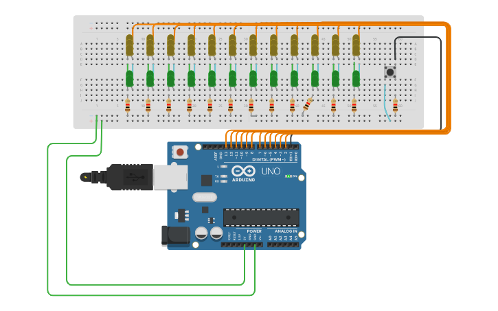 Circuit design MONTAJE CIRCUITO 4 | Tinkercad