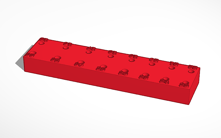 3D design Forstner Bit Holder - Tinkercad