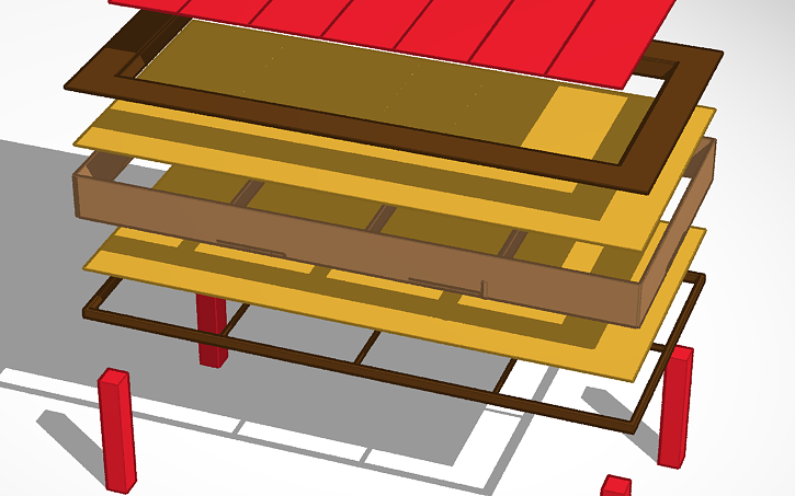 3D design Gaming Table - Tinkercad