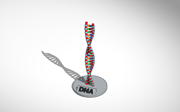 3D design Copy of DNA RENDERING MINE | Tinkercad