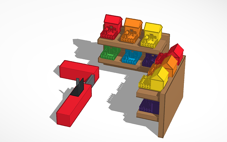 3D design Dollhouse Store - Tinkercad