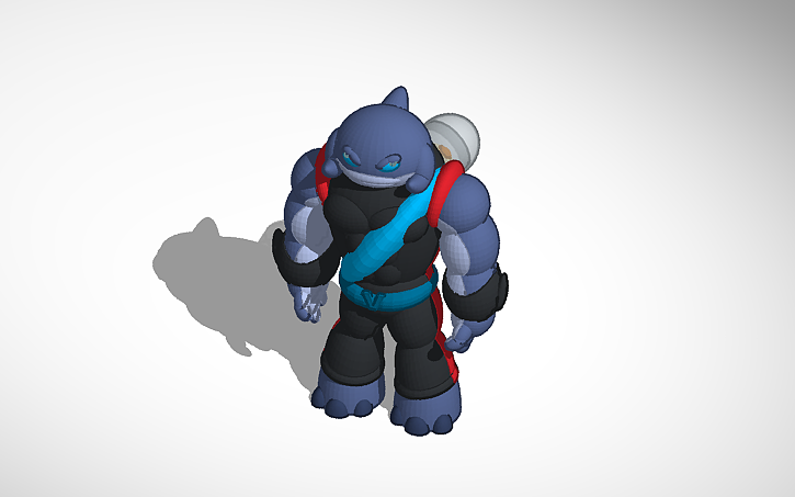 3D design Captain Gantu - Tinkercad