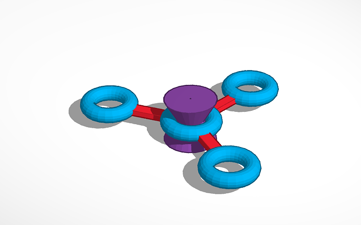 3D design Fidget Spinner - Tinkercad