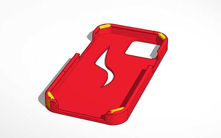 3D design iPhone 13 Mini case - Tinkercad