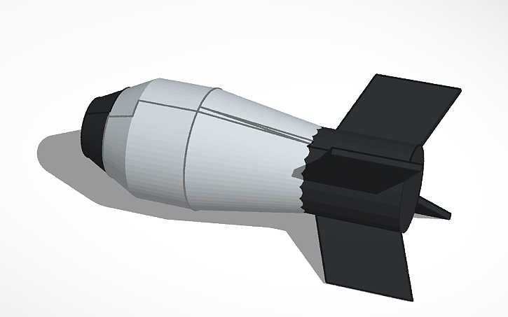 3D design Tsar Bomba - Tinkercad