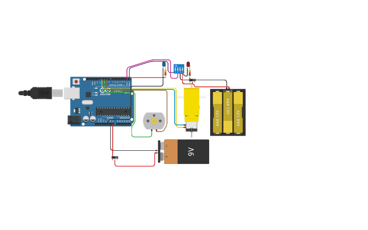 Circuit design Boat.Arduino - Tinkercad