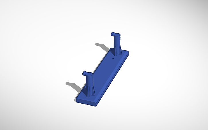 3D design headset holder - Tinkercad