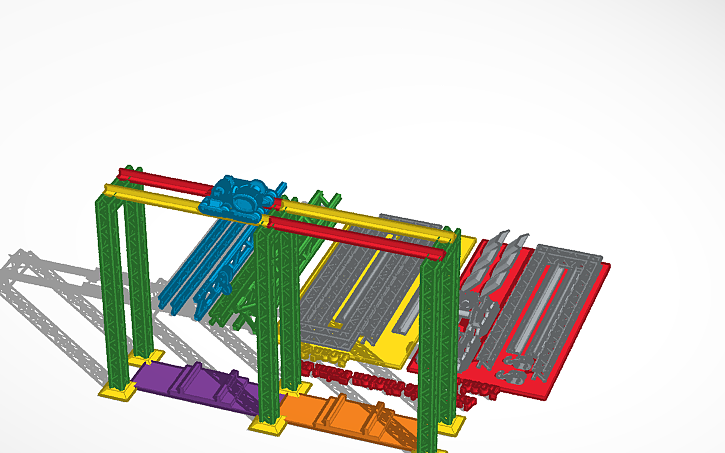 3D design Railway Gantry Crane | Tinkercad