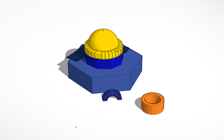 3D design MD31372 famous building( | Tinkercad