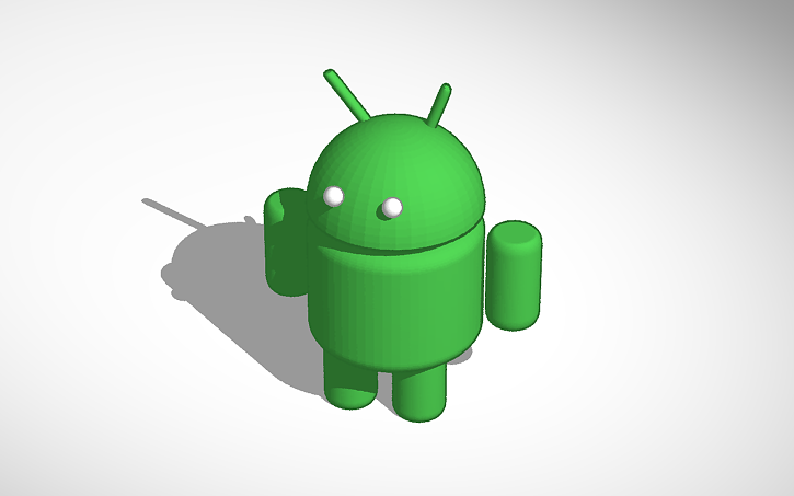 3D design Logo de android - Tinkercad