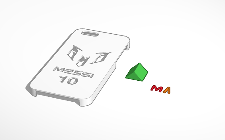 3D design Iphone 6 messi case | Tinkercad