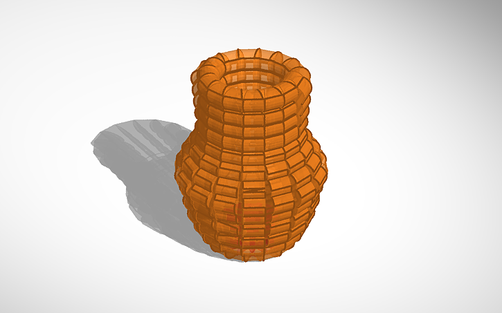3D design Vase - Tinkercad