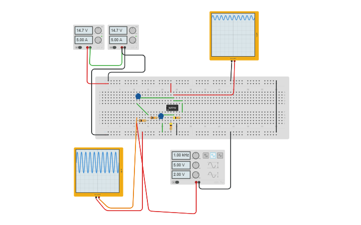 Circuit Design Filtro Pasa Bajas De Segundo Tipo Tinkercad
