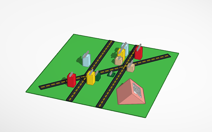 3D design City of Angles - Tinkercad