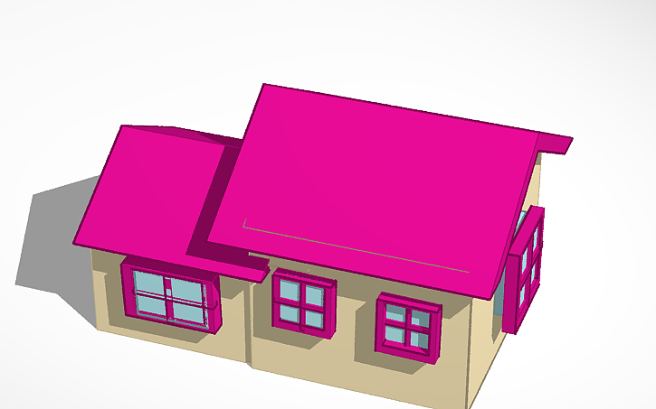 3D design casa - Tinkercad