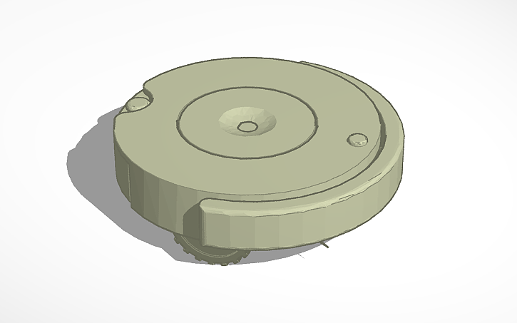 3D design ROOMBa - Tinkercad