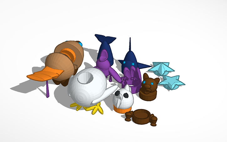 3D design coark creatures | Tinkercad