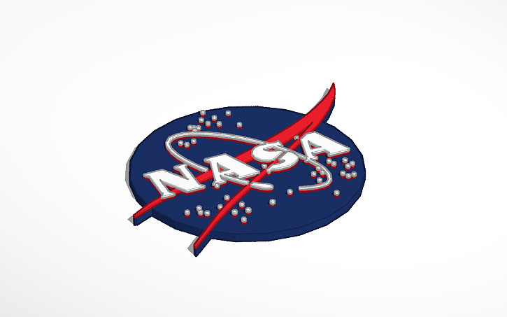 3D design Nasa Logo - Tinkercad