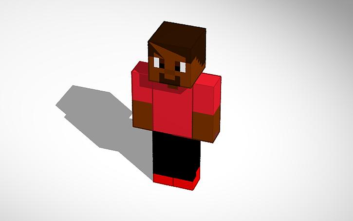 3D design Minecraft Person - Tinkercad