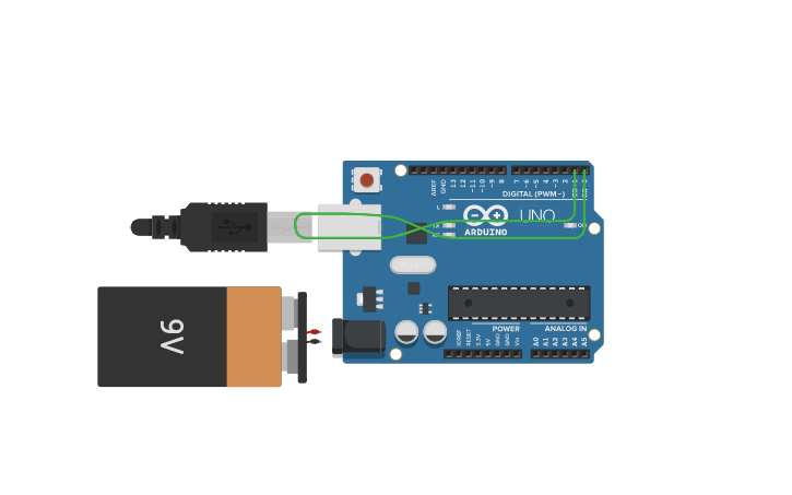 Circuit design Ejem.1.1 - Intro Arduino | Tinkercad