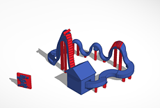 3D design Roller Coaster | Tinkercad