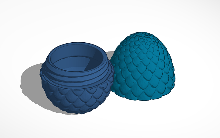 3d Design Dragon Egg Tinkercad