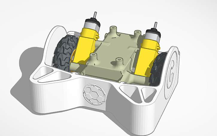 3D design robot soccer | Tinkercad