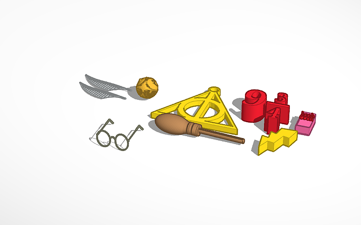 3D design harry potter - Tinkercad