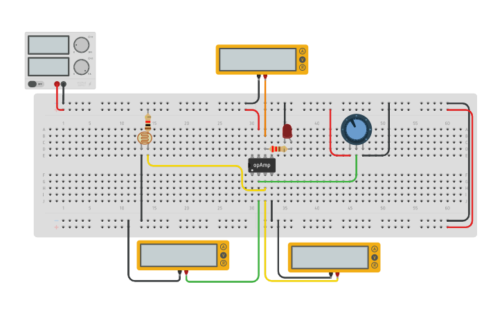 Circuit Design Darkness Sensor Automated Lighting Tinkercad