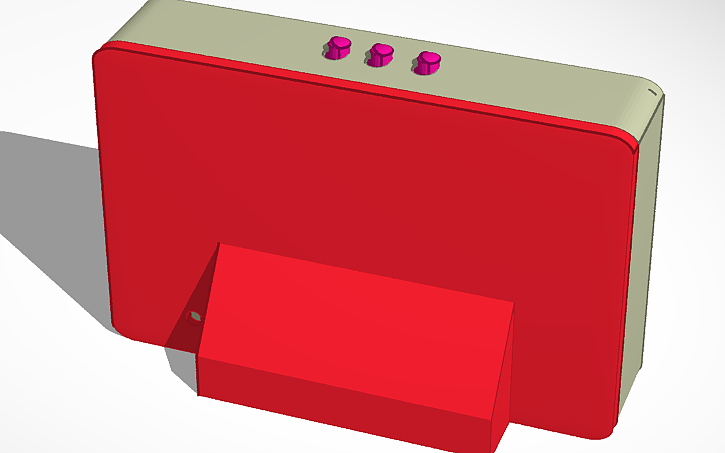 3D design Raspberry Pi Zero + LCD Scrren | Tinkercad