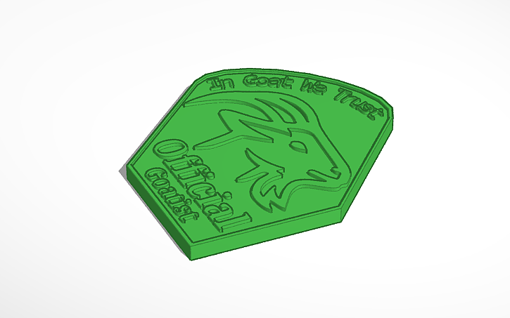 3D design Goat V2 - Tinkercad