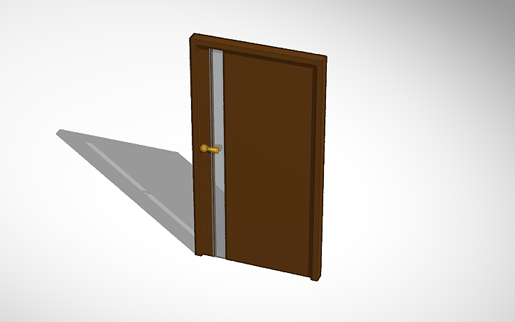 3D design door - Tinkercad