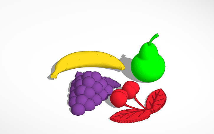 3D design Fruit - Tinkercad