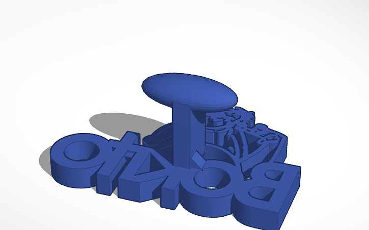 3D design Cufflink Bokito | Tinkercad