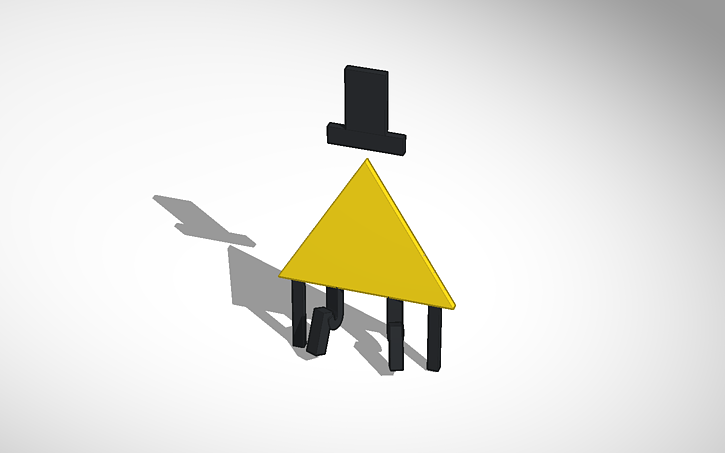 3D design BILL CIPHER - Tinkercad