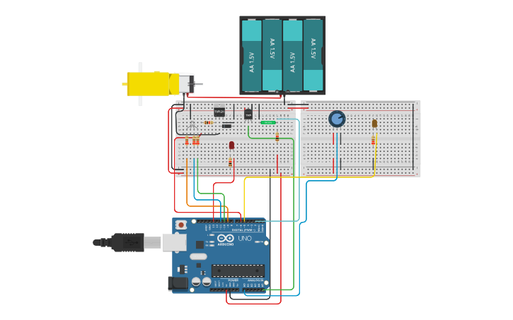 Circuit design prova - Tinkercad