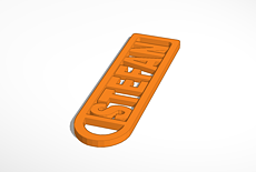 3D design KeyChain | Tinkercad