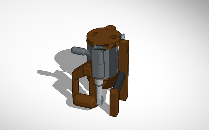 3D design Rivet Gun - Tinkercad