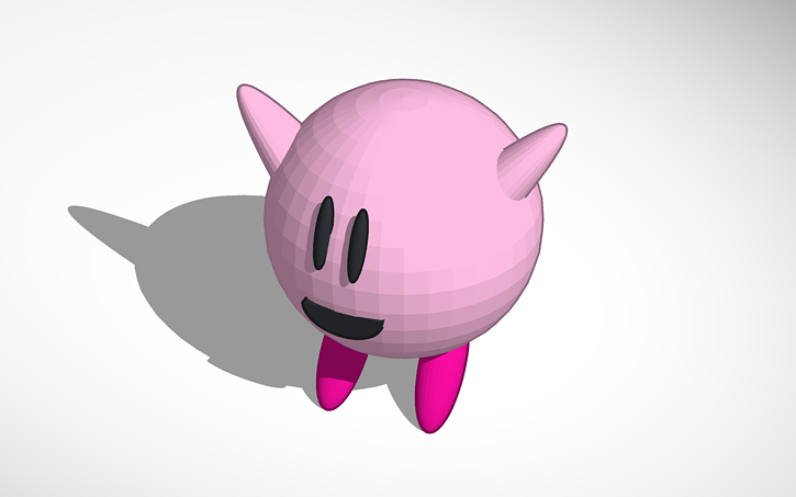 3D design Kirby Model | Tinkercad