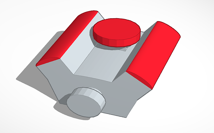3D design 1970 SMC 461 C.I. V8 engine | Tinkercad