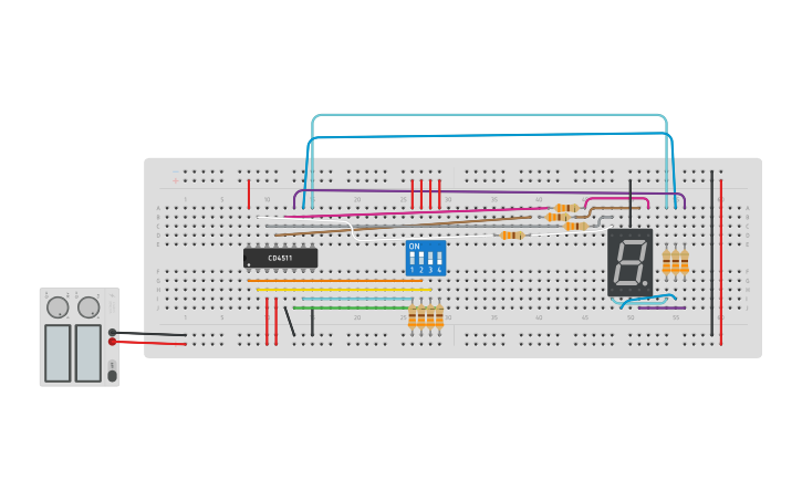 Circuit Design Bcd To Seven Segment Decoder Tinkercad