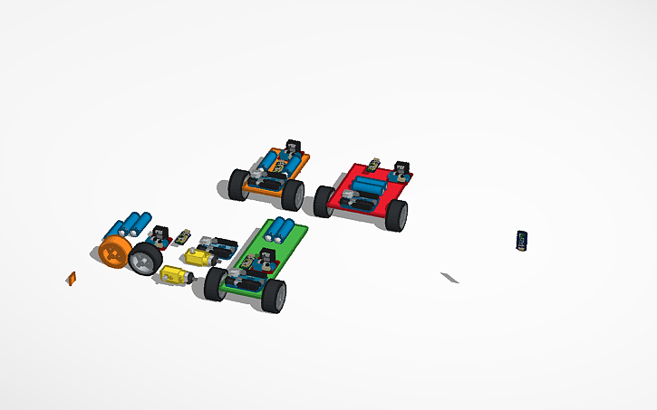 3D design Bluetooth Car - Tinkercad
