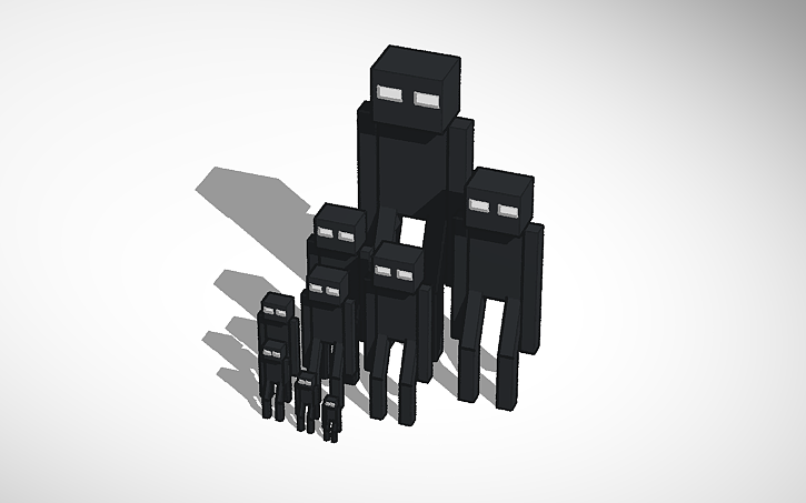 3D design Horror Minecraft World? - Tinkercad