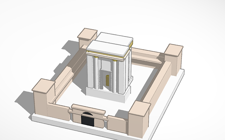 3D design Temple | Tinkercad